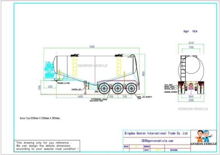 35 CBM Cement Tanker - Genron International Trade