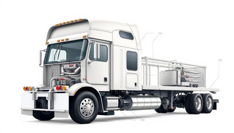 Exploring the Anatomy of a Tractor Trailer - Genron International Trade