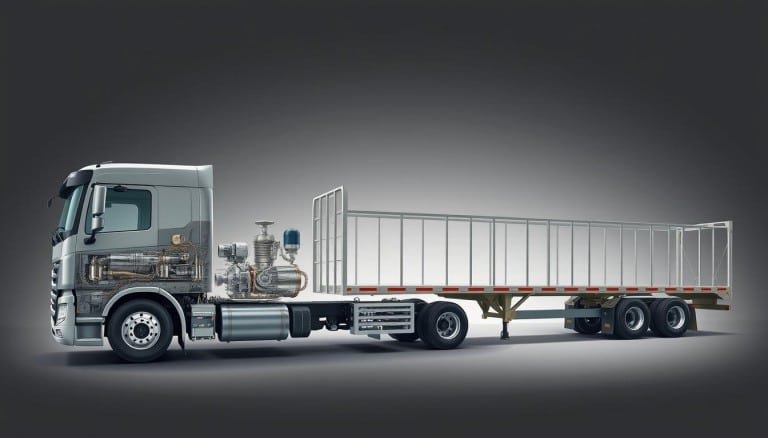 Exploring the Anatomy of a Tractor Trailer - Genron International Trade